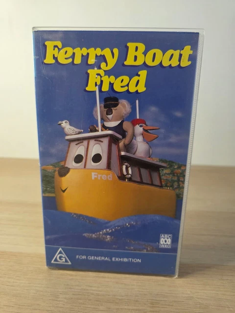 FERRY BOAT FRED VHS PAL ABC Kids Video Tape Cartoon Series Koala ...