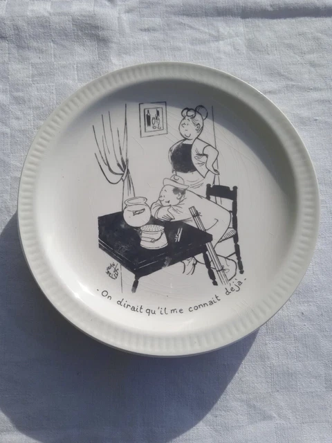 5 ASSIETTES ILLUSTRATION De Jean Bellus / Faiencerie De Saint Amand EUR ...