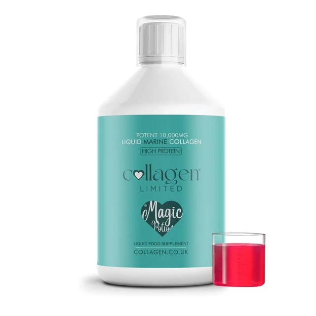 LIQUID COLLAGEN 500ML Shot Drink 10000mg Marine Collagen £13.00 ...