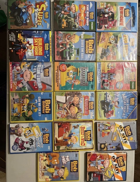 Bob The Builder Dvd Lot Bob Saves The Day Super Scrambler Scoops