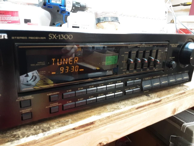 VINTAGE PIONEER SX-1300 AM-FM Stereo Receiver Black *No Remote* £38.60 ...