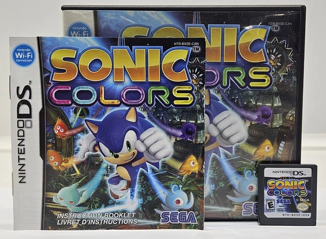 SEGA SONIC COLORS with Manual - Nintendo DS *UNTESTED* $25.00 - PicClick CA