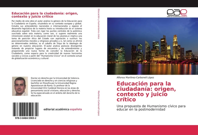 EDUCACIÓN PARA LA ciudadanía: origen, contexto y juicio crítico Alfonso Martínez EUR 89,90 ...