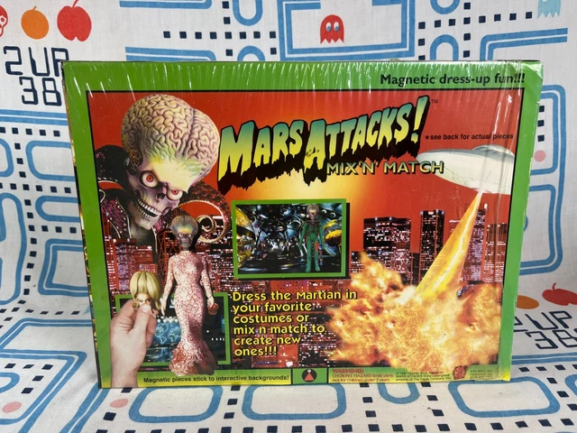 MARS ATTACKS MIX 'n' Match Magnetic Dress-up Set NEW 1997 £34.99 ...