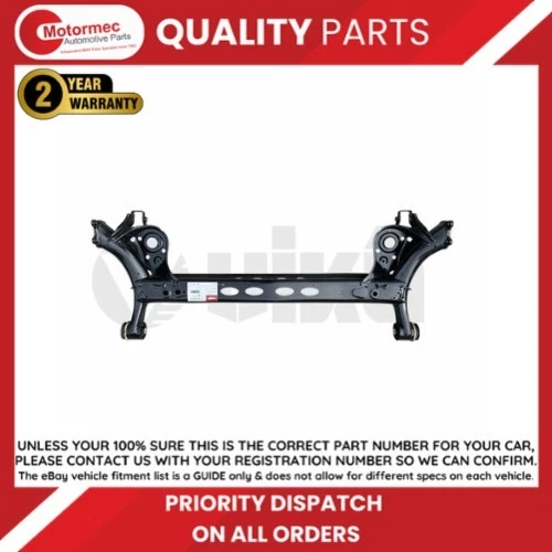 VIKA REAR AXLE Subframe Crossmember Beam for VW Polo MK5 2 Year ...