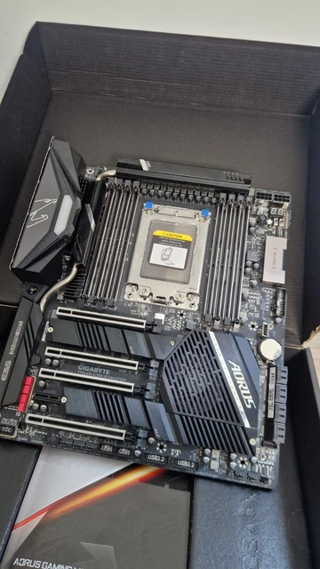 GIGABYTE TRX40 AORUS Master, Socket 4, AMD Motherboard Untested/Faulty ...