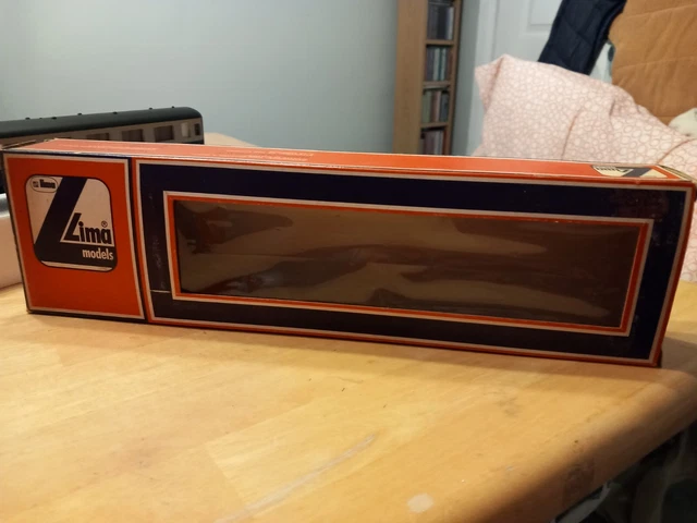 LIMA INTERCITY CARRIAGE. black and green. W13493. NEW BUT BOX IS AGED ...