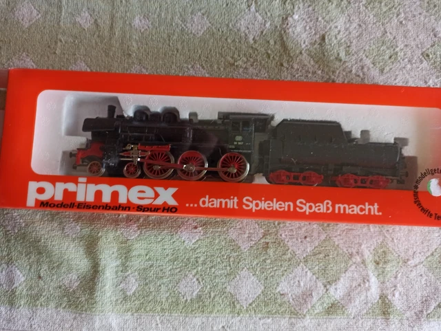 1 DAMPFLOK BR 38 1807 Primex/ Märklin Ho in OVP Neu mit Wannentender ...