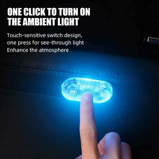 TOUCH LIGHT HAND Car Roof Magic stickers Lamp Indoor Car Lighting Night ...