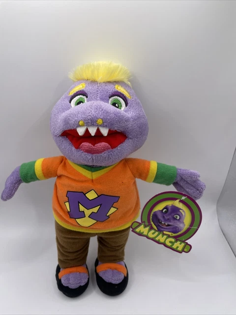 CHUCK E. CHEESE 10” MR. MUNCH Plush Figure Stuffed Monster Doll Toy ...