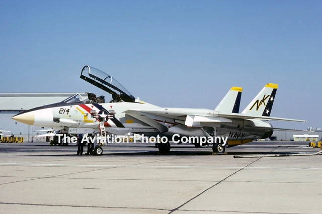 US NAVY VF-2 Grumman F-14A Tomcat 159455/NK-214 (1975) Photograph £1.20 ...