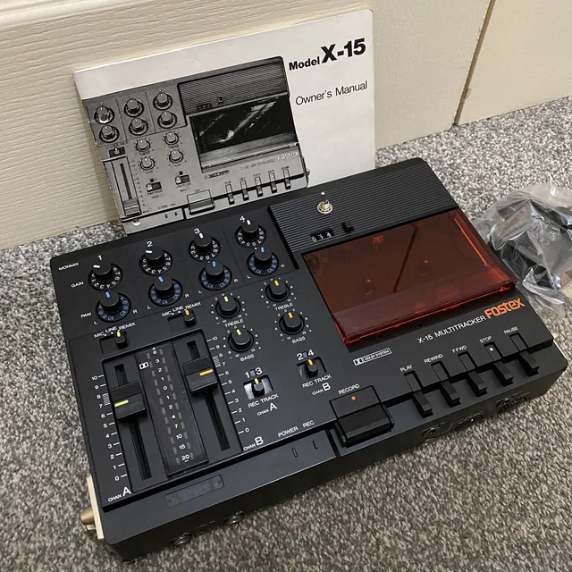 FOSTEX X-15 MULTITRACKER Kompakt 4 SPUR KASSETTENREKORDER [halbe ...