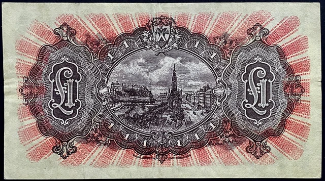 NATIONAL BANK OF Scotland, 1950 One Pound Bank Note £12.94 - PicClick UK