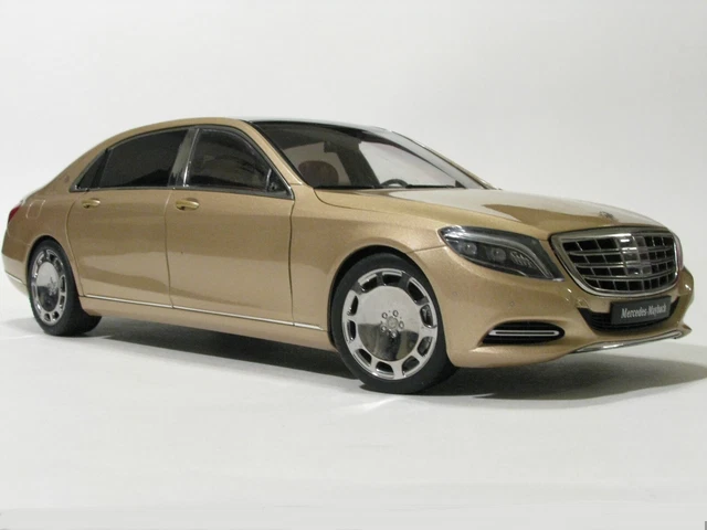 MERCEDES MAYBACH SWB S-Class AUTOart 1:18 Scale Champagne/Gold Needs ...