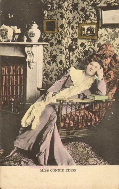 EARLY 1900S POSTCARD : miss connie ediss EUR 7,09 - PicClick IT