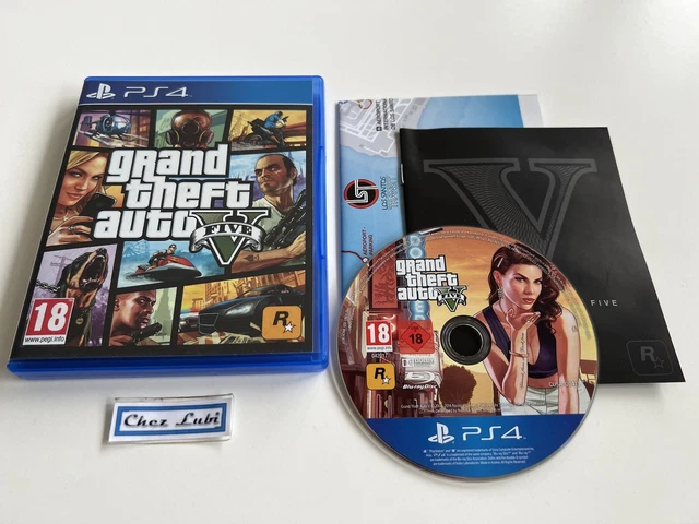 GTA GRAND THEFT Auto V (5) - Sony PlayStation PS4 - FR - Avec Notice et Carte EUR 19,90 ...