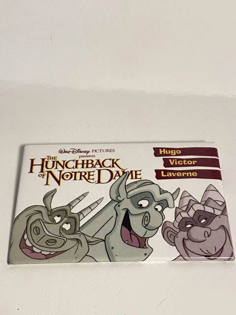 1996 VINTAGE DISNEYS The Hunchback of Notre Dame Gargoyles Promo pin ...