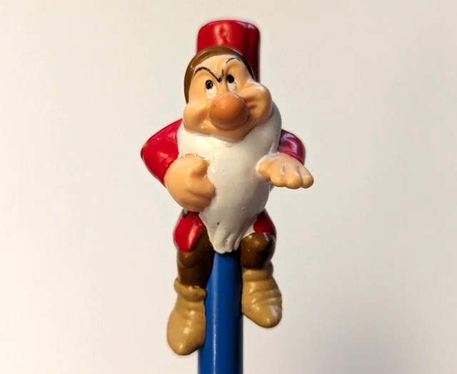 SNOW WHITE & 7 Dwarfs Grumpy Pencil Topper Hugger Vintage 1990s Disney Applause $9.95 - PicClick CA