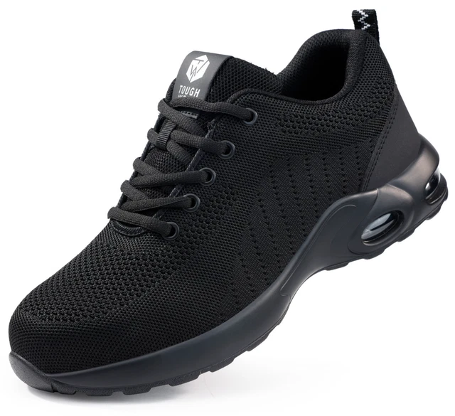 MENS STEEL TOE Cap Shoes Safety Trainers Work Boots Womens Lightweight ...