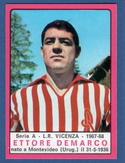 FIGURINA CALCIATORI PANINI 1967/68 Rec/Removed - Demarco - L.r. Vicenza ...