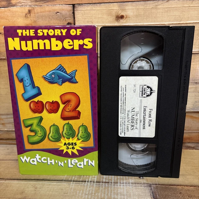 THE STORY OF Numbers VHS VCR Video Tape Used Ages 3-6 £6.02 - PicClick UK