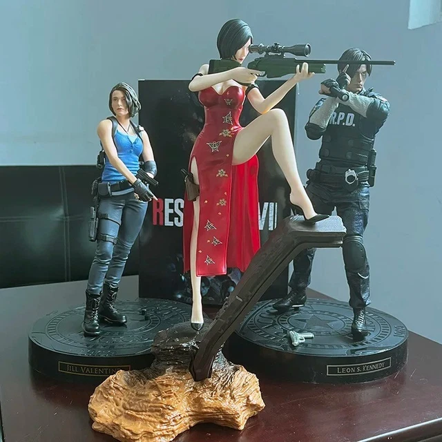 FIGURINES ADA WONG Jill Valentine Leon Kennedy Jeu Resident Evil ...