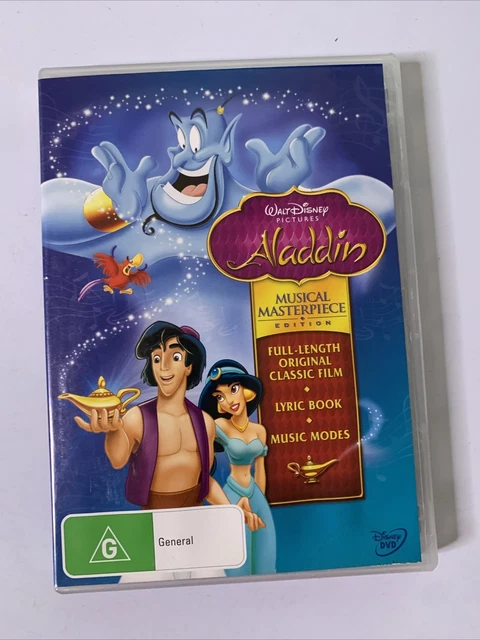 ALADDIN (MUSICAL MASTERPIECE Edition, DVD, 2008) Disney Animation ...