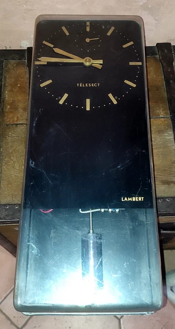 ANCIENNE PENDULE TELESECT LAMBERT , pendule mere industriel electrique 220V EUR 600,00 - PicClick FR
