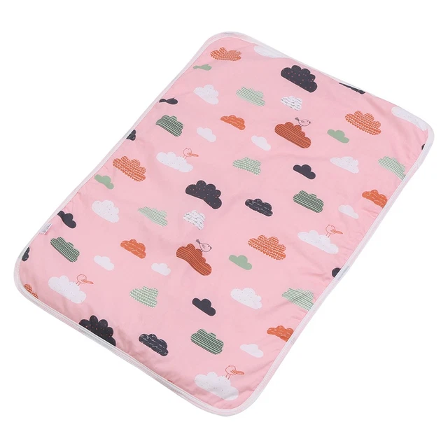 BABY COTTON URINE Mat Diaper Nappy Bedding Changing Cover Pad Dˋ $20.41 ...