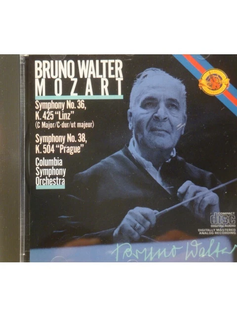 BRUNO WALTER/COLUMBIA SYMPHONY 36-38 MOZART CD 1985 CBS EUR 15,99 ...