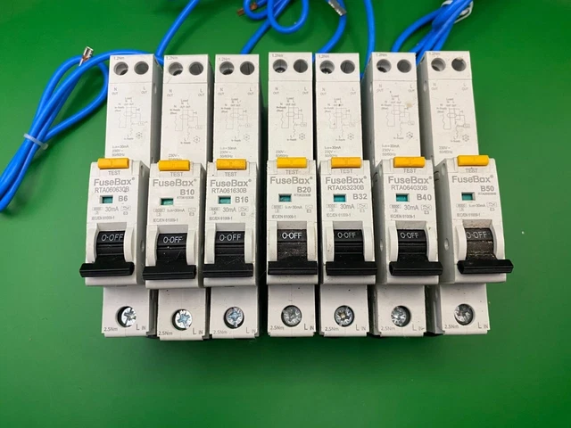 FUSEBOX RCBO RTA060630B RTA061030B RTA061630B RTA062030B RTA063230B ...