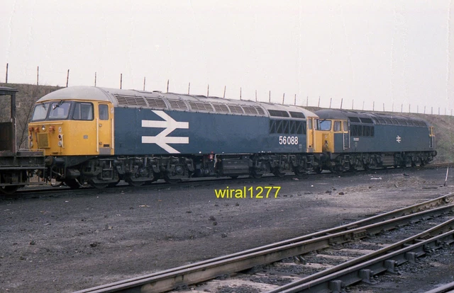 ORIGINAL RAILWAY PHOTOGRAPHIC negative Class 56 56088/005 at Tinsley £3 ...