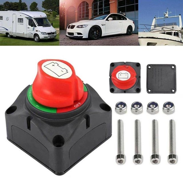 CUT OFF BATTERY Disconnect Switch Protect Battery Knob Switch $25.19 ...