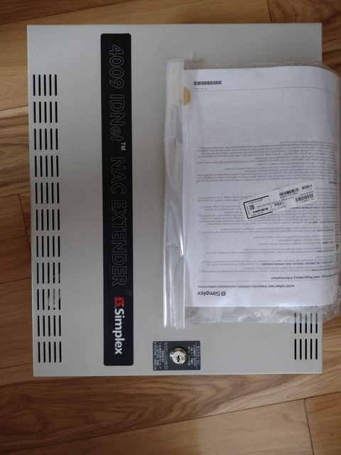 SIMPLEX 4009-9201 IDNET NAC Power Extender 4009 Fire Alarm Control ...