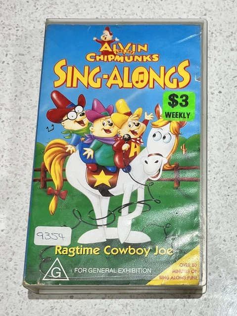 ALVIN AND THE Chipmunks Sing - Alongs Vhs Pal $10.00 - PicClick AU