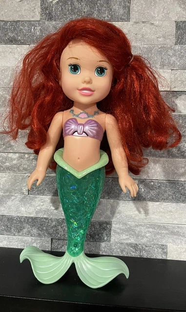 DISNEY LITTLE MERMAID Ariel Singing Bilingual Doll Toddler Tollytots ...