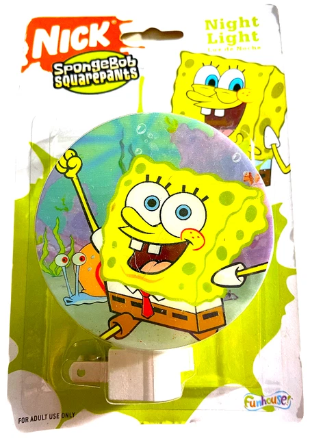 NICKELODEON NICK JR SpongeBob SquarePants Night Light HANDSinAIR Sponge ...