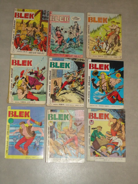 LES ALBUMS DU Grand Blek : Lot De 9 Numéros / Bd Petit Format / Éd. Lug EUR 20,00 - PicClick FR