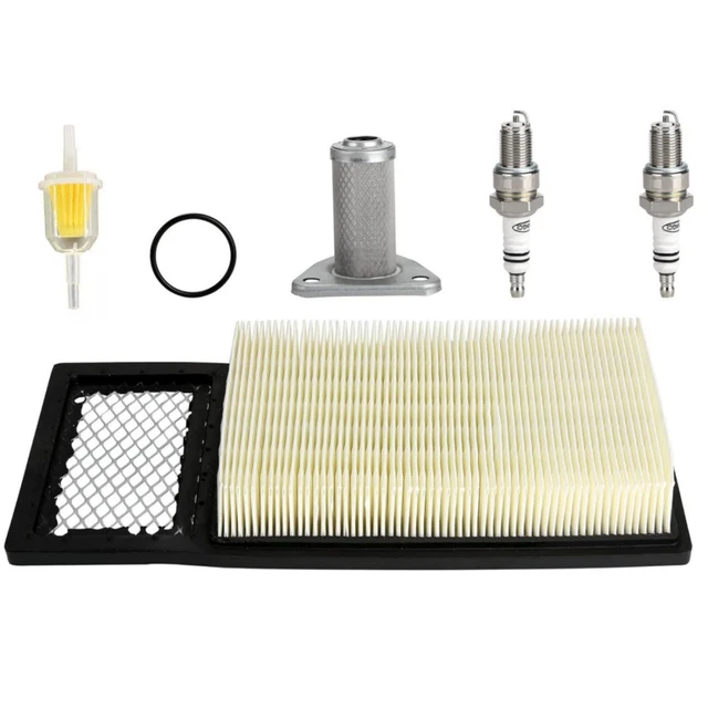 GOLF CART 72368G01 Air/Fuel/Oil Filter Kit With 2×Spark Plug For EZGO ...