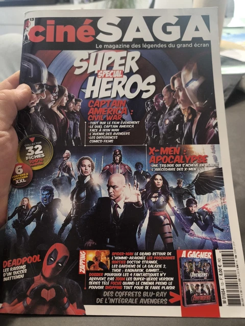 MAGAZINE CINÉ SAGA spécial super héros EUR 10,00 - PicClick FR