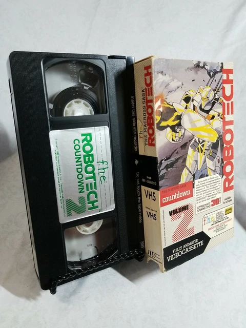 ROBOTECH MACROSS SAGA VHS Volume 2 cartoon Countdown 1985 Rick Hunter ...