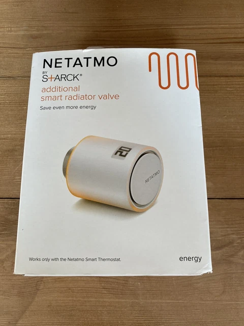 NETATMO SMART RADIATOR Thermostat Valve-Additional Smart Radiator Kit ...