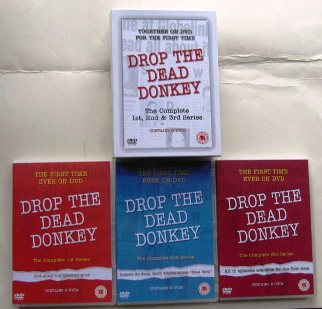 DROP THE DEAD Donkey DVD Boxset. Complete Series 1, 2 and 3 - Neil ...