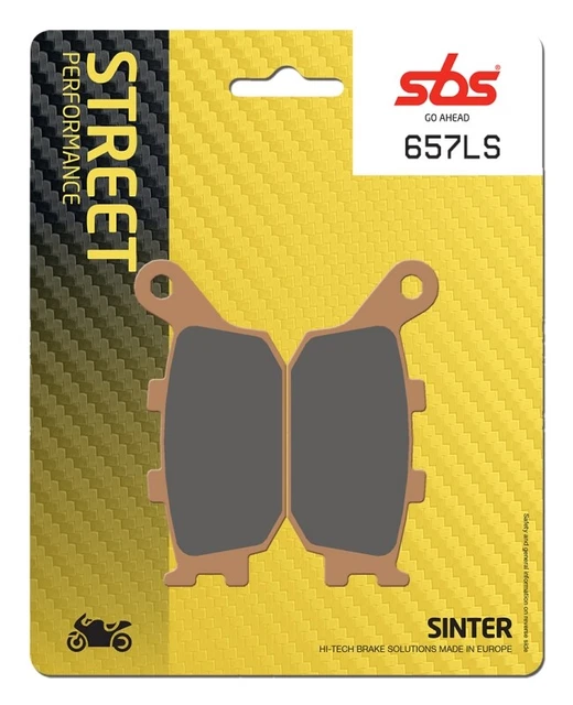 PLAQUETTE DE FREIN SBS p657-ls Moto Moteur Pièces de Rechange ...