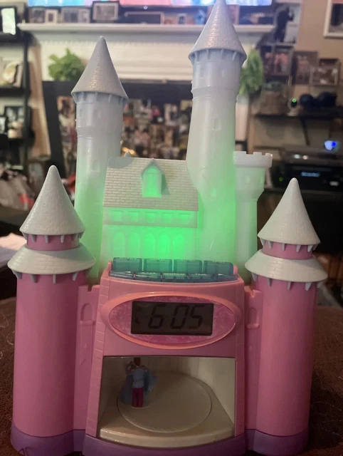 DISNEY PRINCESS CINDERELLA Magical Storyteller Alarm Clock Night Light ...