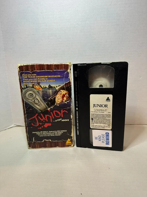JUNIOR VHS 80'S Slasher Horror Nudity Comedy Rednecks Chainsaw ...