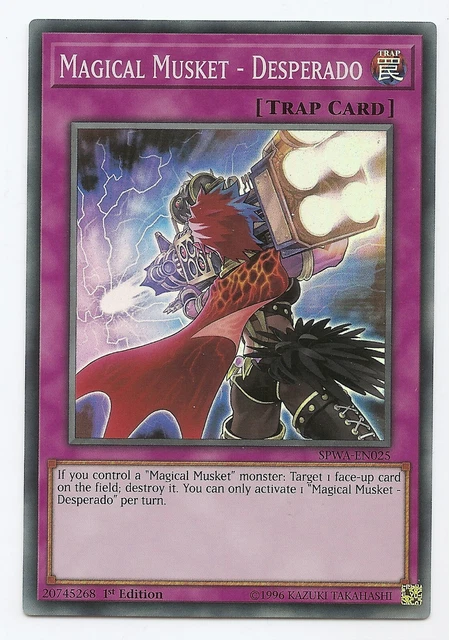 MAGICAL MUSKET - Desperado SPWA-EN025 Super Rare Yu-Gi-Oh Card 1st New EUR 2,22 - PicClick FR