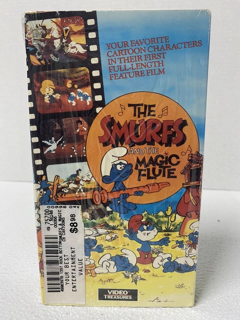THE SMURFS AND The Magic Flute Vhs Vestron Video 1984 RARE‼️ Sealed £18 ...