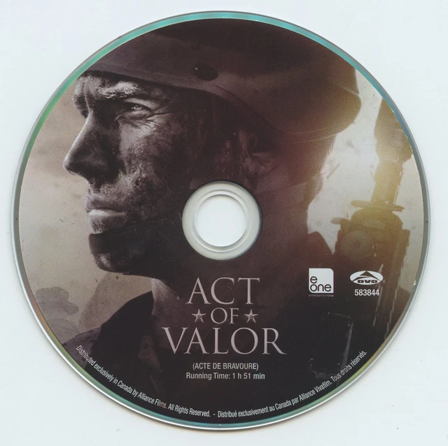 ACT OF VALOR (2012) DVD Disc Only $5.99 - PicClick CA