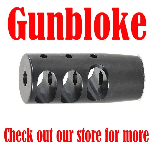 MUZZLE BRAKE MAX-TAC2 compensatDor 14x1mm suit .30 cal, .308,.300WM,.30 ...